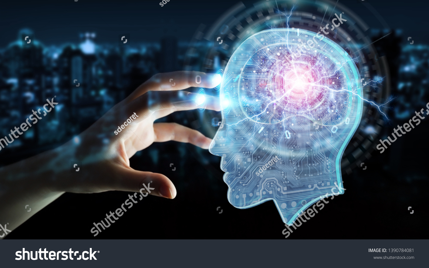 AI – Human Hand and AI Brain – IORMA Futures Centre